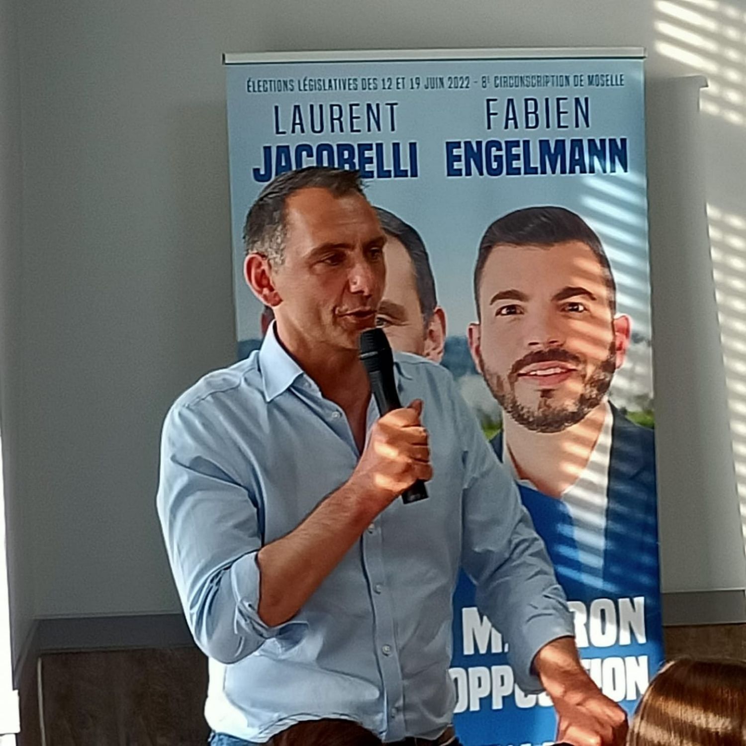 Le député mosellan du Rassemblement National, Laurent Jacobelli, a été ...