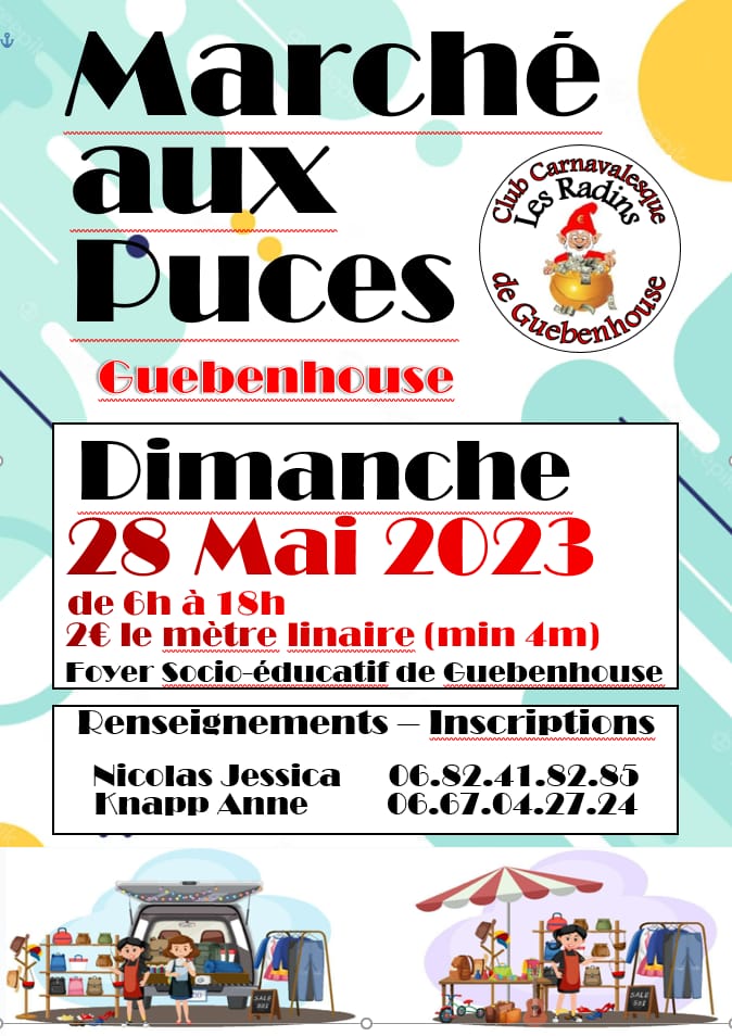 Marché aux puces / Braderie / Brocante : Marche aux puces - Radio Mélodie