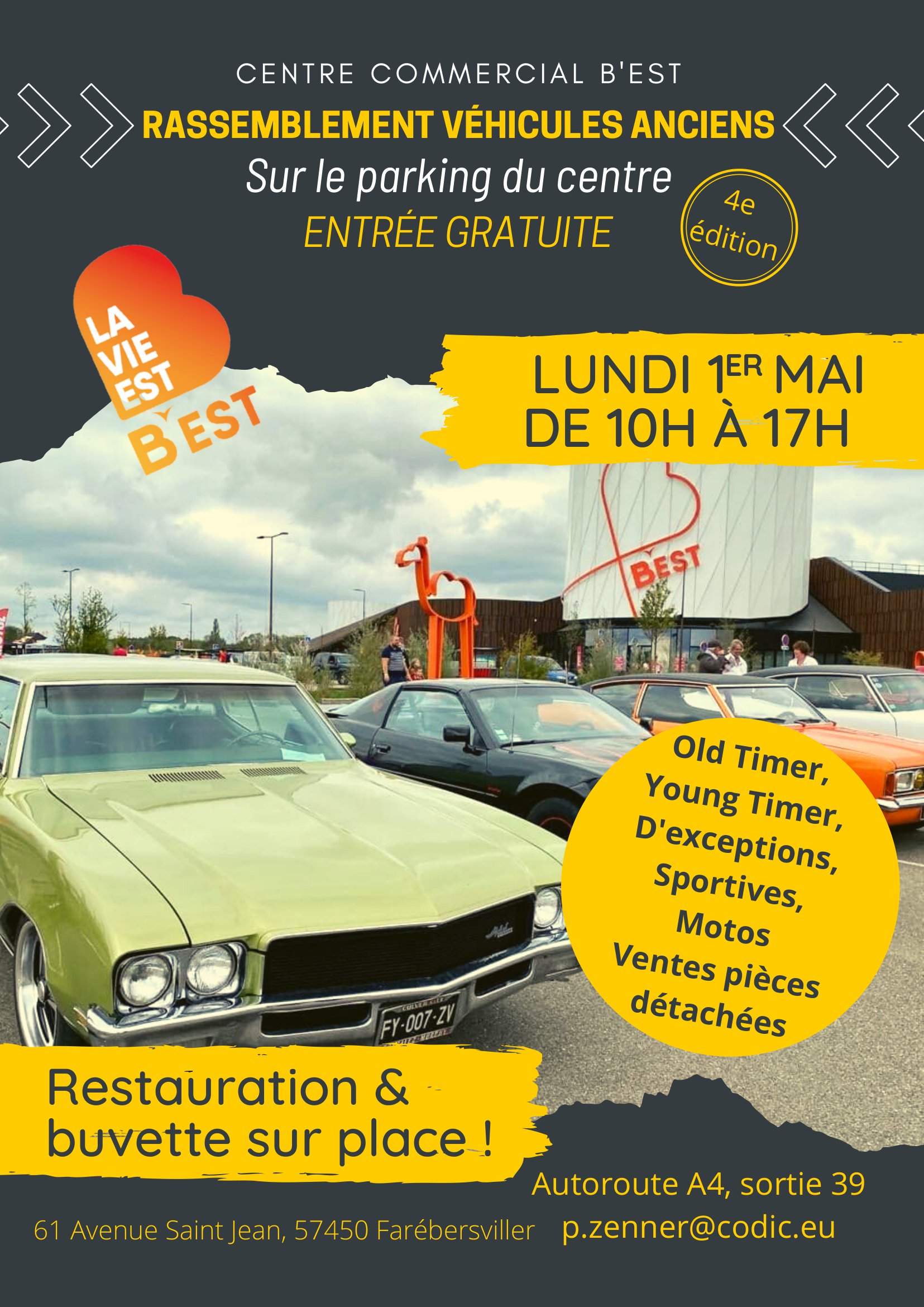 Sorties / Exposition : Rassemblement de voitures anciennes - Radio Mélodie