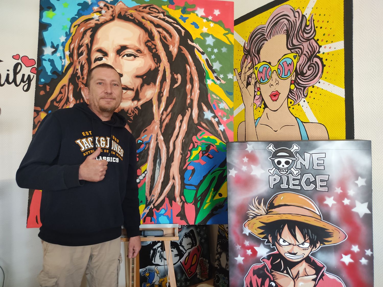 Régis, artiste peintre, ne se limite pas à la toile - Radio Mélodie